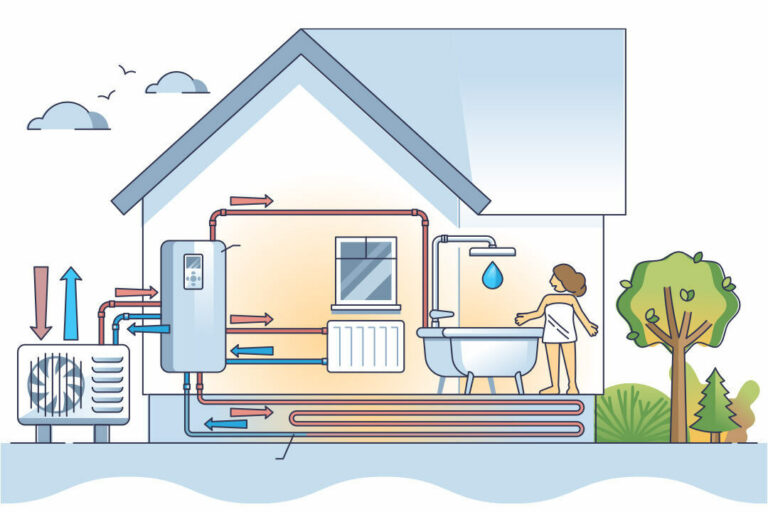 Air Source Heat Pump Pipework Schematic for Better Heat